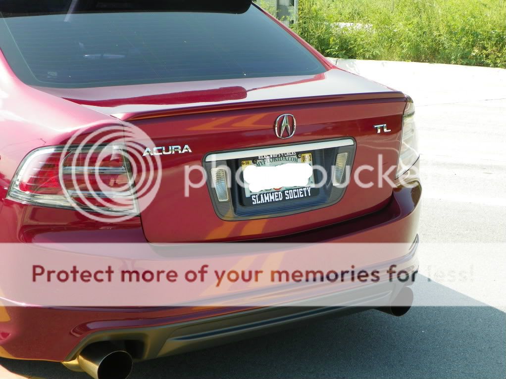 Recaro seat simply clean license plate frame | 8th Generation Honda ...